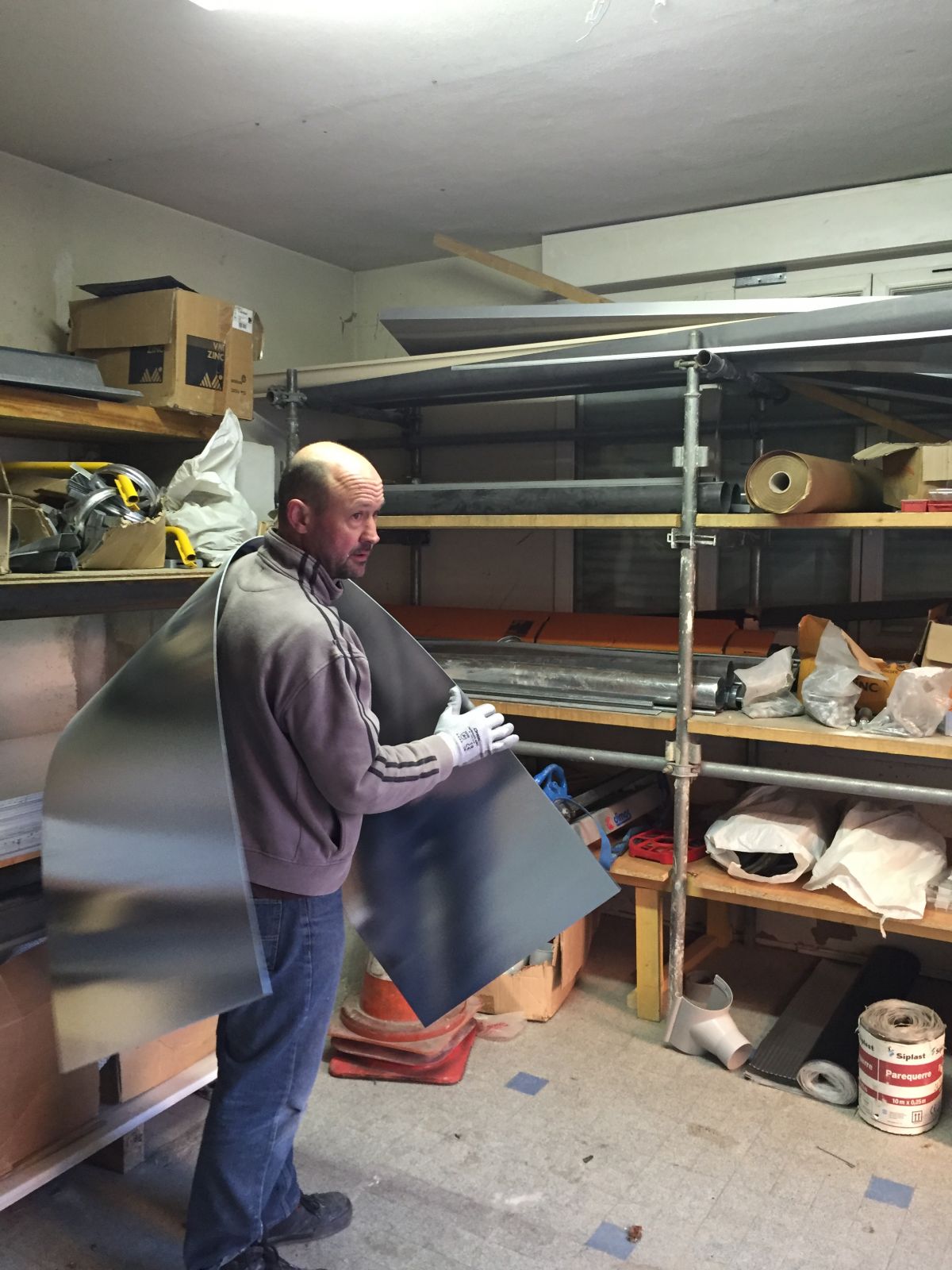 Les équipements de la société de travaux ALAZARD à CHampigny (94)